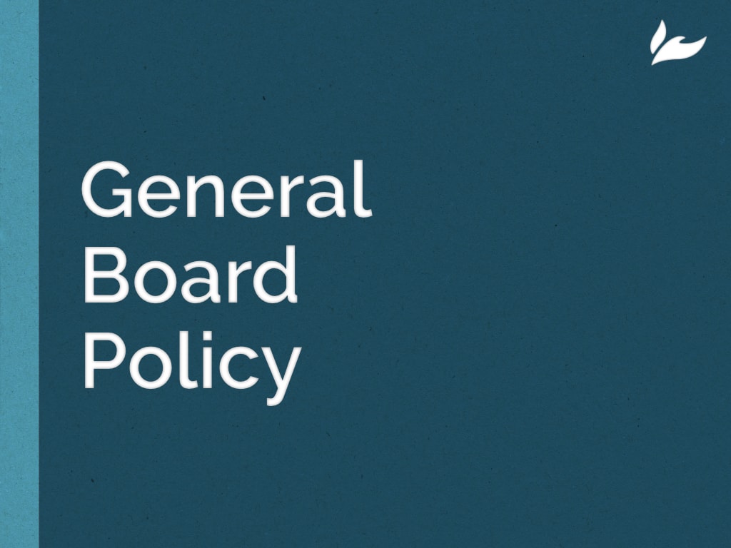 General Board Policy - Resource Center