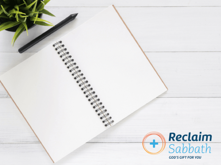 Writing A Sabbath Plan - Resource Center